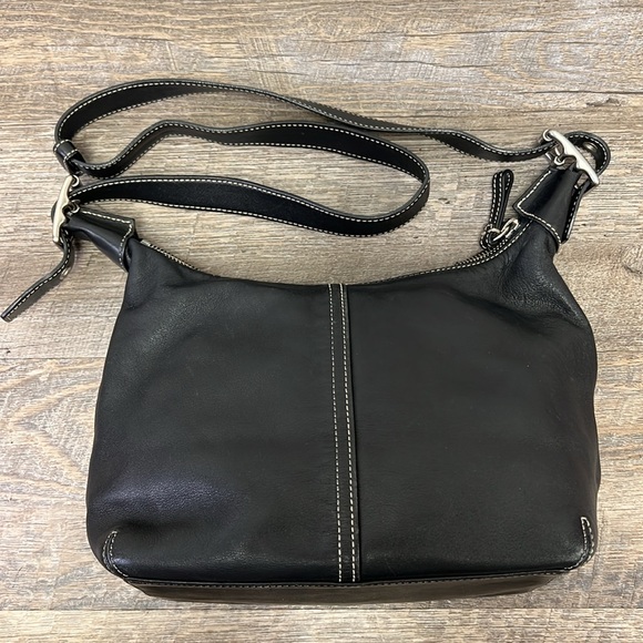 Coach | Bags | Vintage Coach Demi Legacy Black Leather Hobo Bag D539566 ...